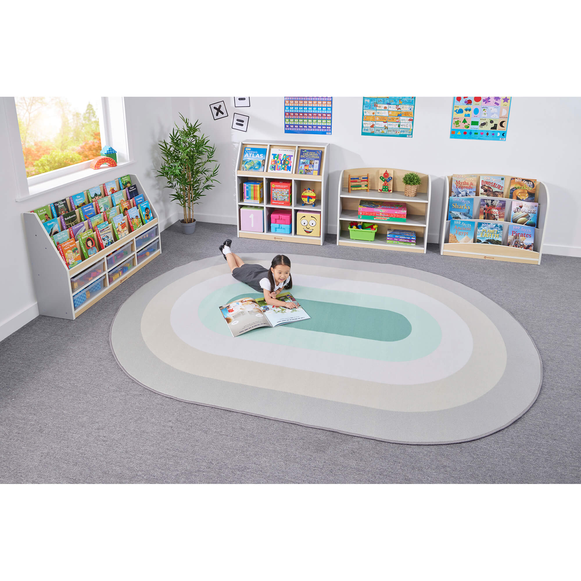 Oval Runway Scandi Rug | Profile Education